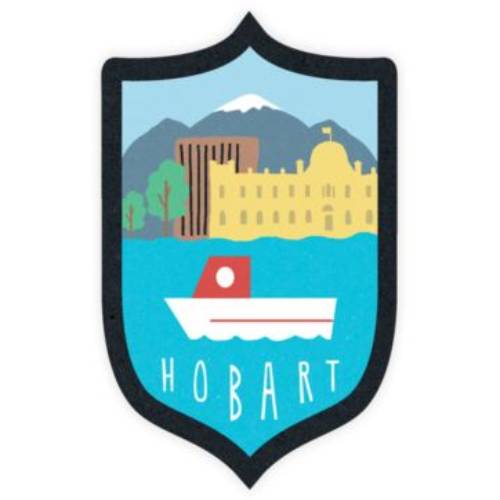 Sunday Paper - Vinyl Sticker - Hobart — Blackbird & Fox