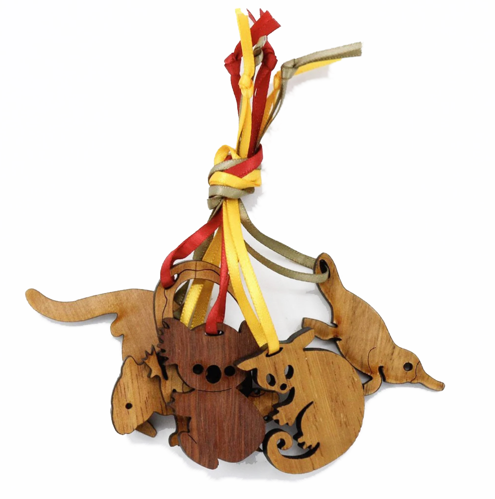 Buttonworks - Box of Ornaments - Animals — Blackbird & Fox