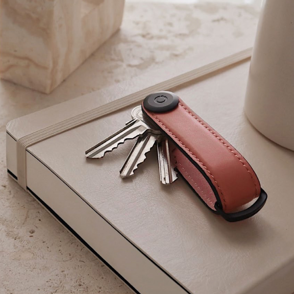 Orbitkey - Leather Key Organiser - Cotton Candy – Blackbird & Fox