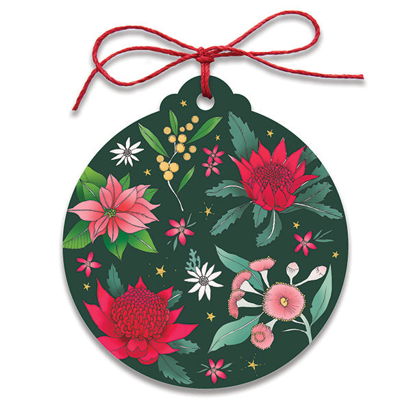 Victoria McGrane - Christmas Gift Tags - Pack of 8 - Festive Floral ...